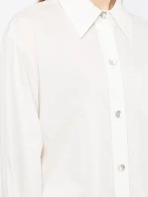 Vince Front Button-fastening Shirt - White