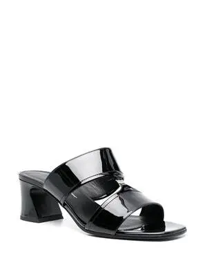 FERRAGAMO Double-strap Sandals - Black