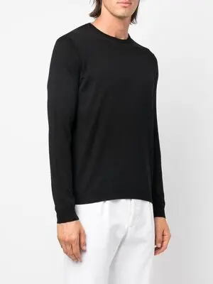 Giorgio Armani Crew-neck Sweatshirt - Black
