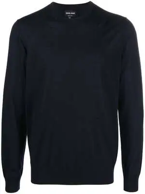 Giorgio Armani Round Neck Sweaters For Men