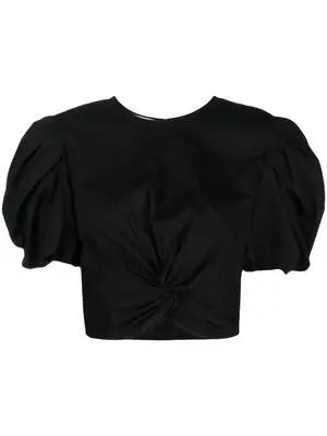 Vince Cropped Knot T-shirt