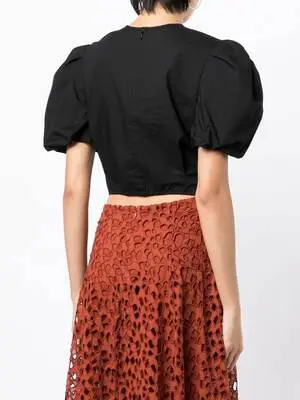 Vince Cropped Knot T-shirt