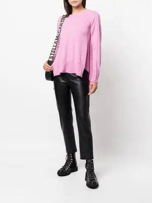 Stella McCartney Waterfall-hem Fine-knit Sweater