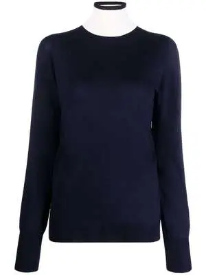 JIL SANDER Contrast-neck Jumper