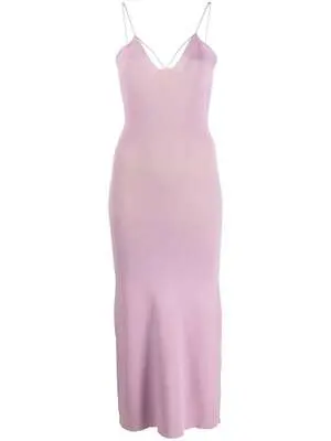 AERON Spaghetti Strap Knitted Midi Dress