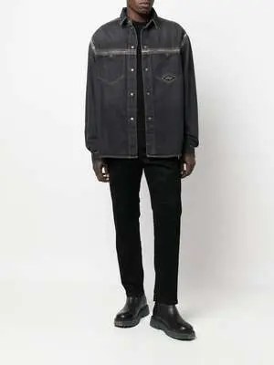 DIESEL® D-hor-fs Camouflage-print Shirt - Black