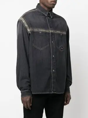DIESEL® D-hor-fs Camouflage-print Shirt - Black