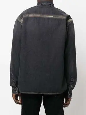 DIESEL® D-hor-fs Camouflage-print Shirt - Black