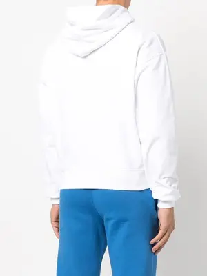 Off-White Arrows-print Cotton Hoodie - White