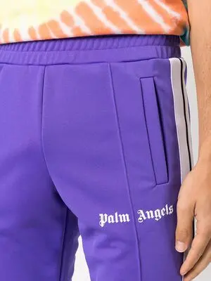 Palm Angels Logo-print Track Pants - Purple