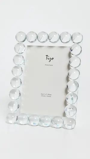 TIZO DESIGN Crystal Glass Bubble Frame 5x7