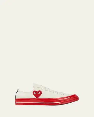 Comme Des Garçons X Converse Play Chuck 70 Low-top Sneakers