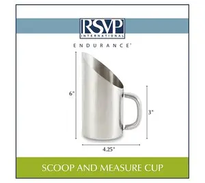 RSVP 1.5-cup Scoop And Measure Cup