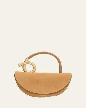 Cult Gaia Azariah Coil Top-handle Bag - Camel