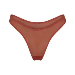 SKIMS Ultra Fine Mesh Thong Chile
