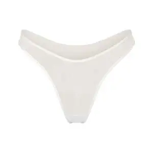 SKIMS Ultra Fine Mesh Thong White