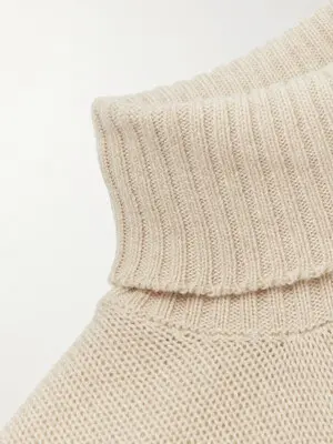 Loro Piana Baby Cashmere Rollneck Sweater - Neutrals