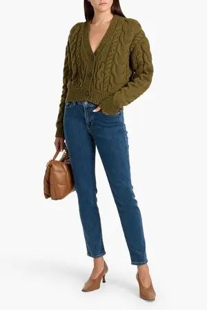 FRAME Le Garcon Slim Boyfriend Jeans - Dark Denim
