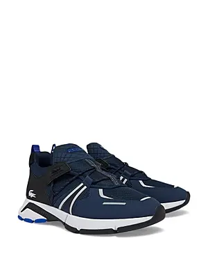 Lacoste L003 0722 1 SMA Lace Up Sneakers Navy