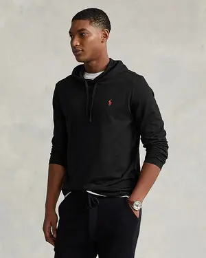 Polo Ralph Lauren Jersey Hooded Tee - Polo Black