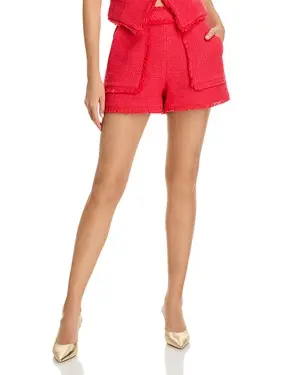 Cinq À Sept Allen Tweed Short - Cherry Lemon