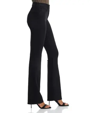 L'Agence Selma High-rise Bootcut Jeans - Noir