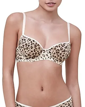 SKARLETT BLUE Spellbound Demi Spacer T-shirt Bra Leo Leopard