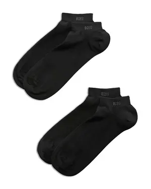 BOSS Logo Ankle Socks Pack - Black