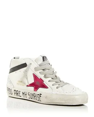 GOLDEN GOOSE Mid Star Mid Top Sneakers - White