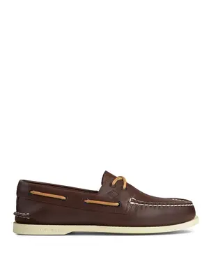 Sperry Authentic Original Two-eye Leather Boat Shoes - Brown