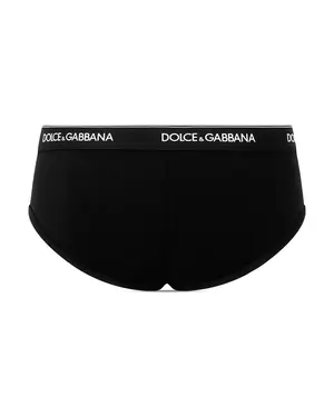 Dolce & Gabbana Brando Briefs, Pack Of 2 - Nero