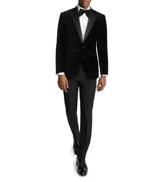 REISS Ace Velvet Tuxedo Jacket