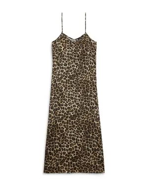 The Kooples Silk Print Slip Dress