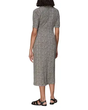 Whistles Leopard Print Shirt Dress