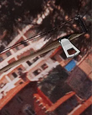 Orlebar Brown Bulldog Photo Print Quick Dry Tailored Fit Swim Trunks - Start Your Engine