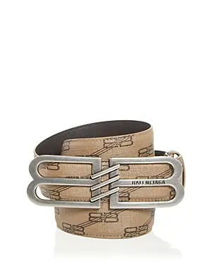 Balenciaga Balenciaga BB Signature Belt Beige/brown
