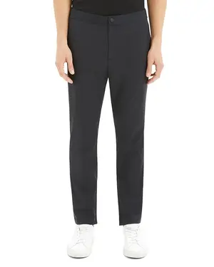 Theory Terrance Neoteric Regular Fit Trousers - Navy