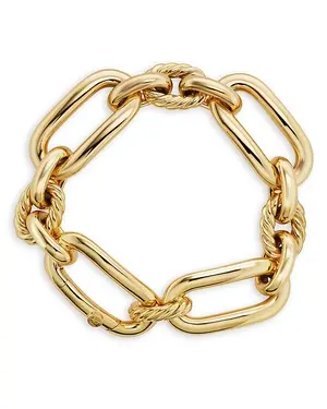 David Yurman 18k Yellow Lexington Chain Bracelet - Gold