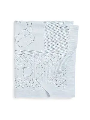 Polo Ralph Lauren Organic Cotton Pointelle Blanket One-color