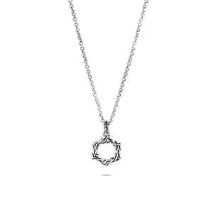 John Hardy Carved Chain Star Of David Pendant Necklace - Multicolor