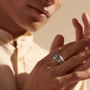 John Hardy Classic Chain Signet Ring