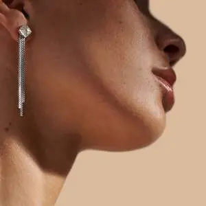 John Hardy Hammered Sugarloaf Transformable Tassel Earrings