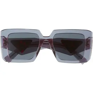 Prada Prada 51mm Square Sunglasses Dark Grey