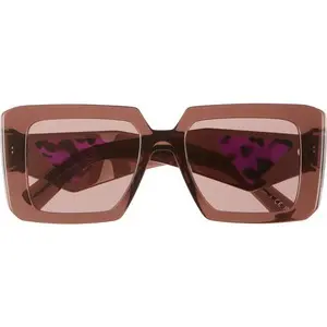 Prada Prada 51mm Square Sunglasses Light Brown