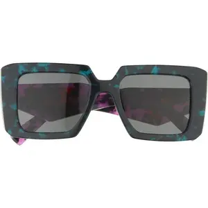 Prada Prada 51mm Square Sunglasses Teal