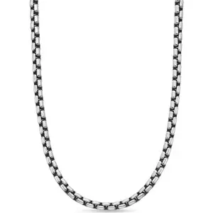David Yurman Sterling Box Chain Necklace - Silver