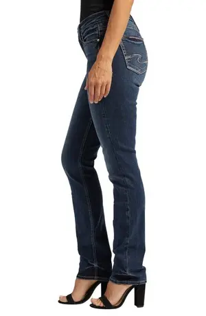 SILVER JEANS CO. Suki Straight Leg Jeans - Indigo