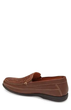 Johnston & Murphy Locklin Woven Leather Loafer