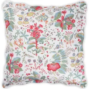 MATOUK Pomegranate Quilted Sham - Pink Coral