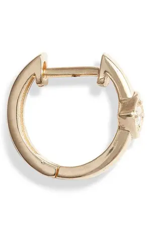 Anzie Cleo Diamond Huggie Hoop Earrings